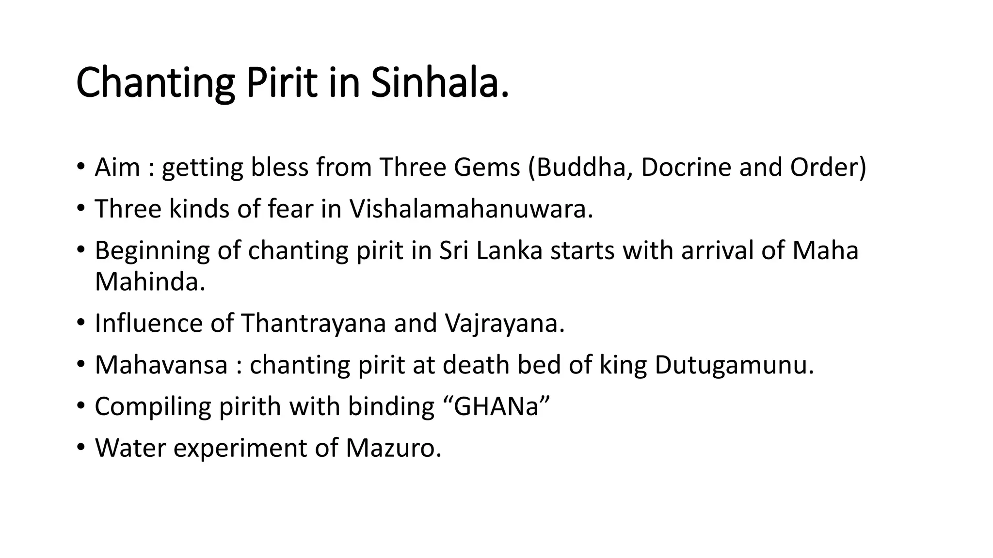 New trends of buddhist culture in sri lanka | PPTX