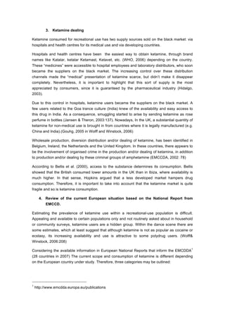 New trends of ketamine consumption in europe | PDF
