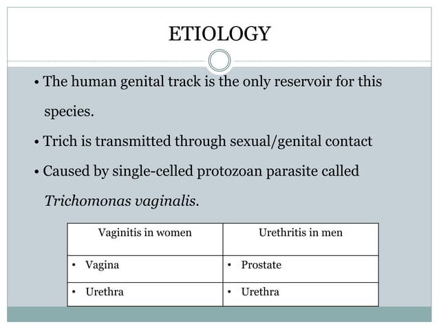trichomoniasis | PPTX | Sexual Conditions | Sexual Health