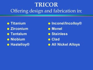 Tricor Metals | PPT