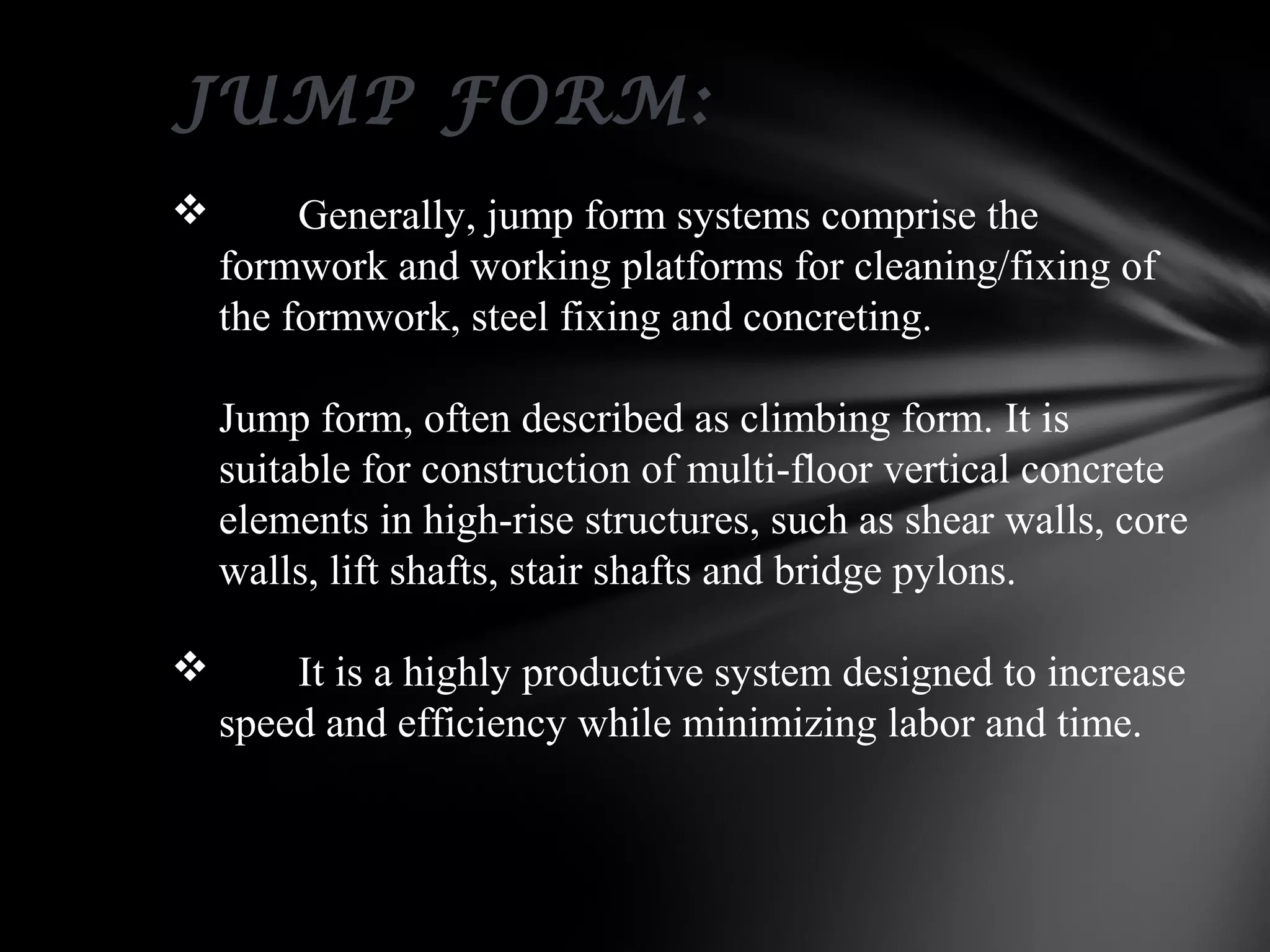 JUMP FORM WORK | PPT