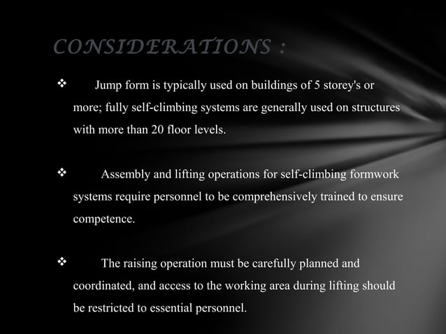 JUMP FORM WORK | PPT