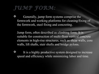 JUMP FORM WORK | PPT