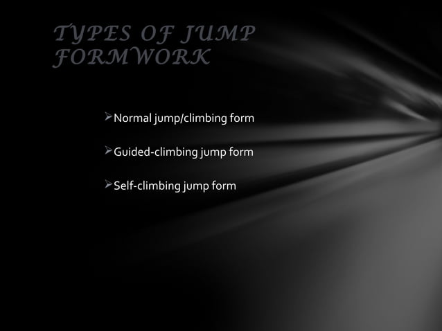 JUMP FORM WORK | PPT