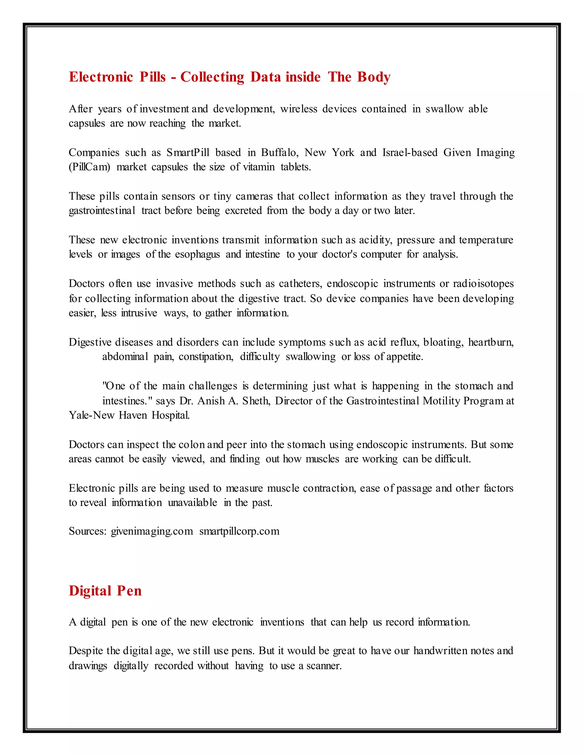 New Technology of electronics | DOCX