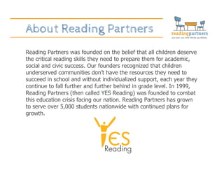 Reading Partners New Tutor Orientation | PDF