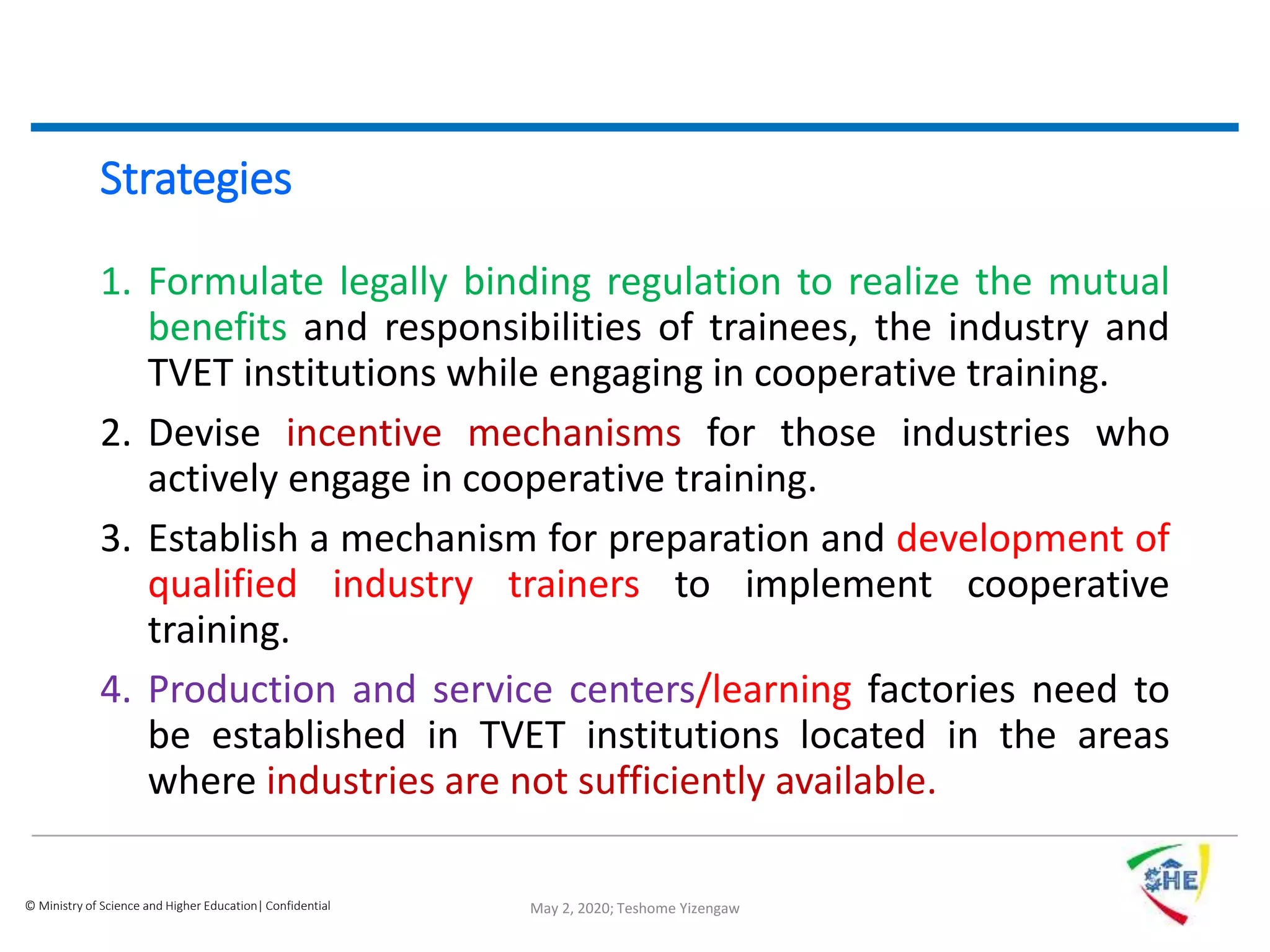 New TVET Policy & Strategy | PPT