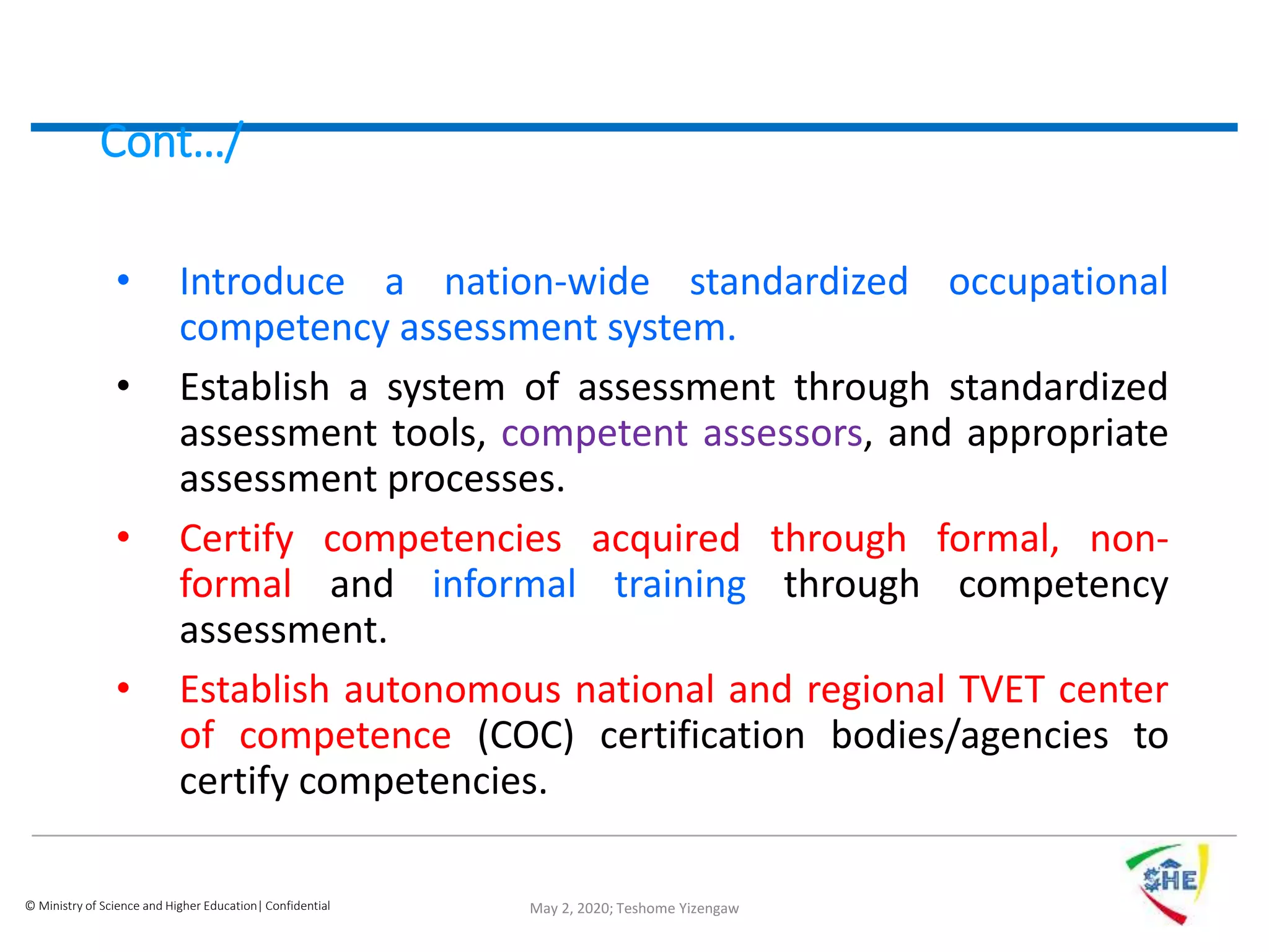 New TVET Policy & Strategy | PPT