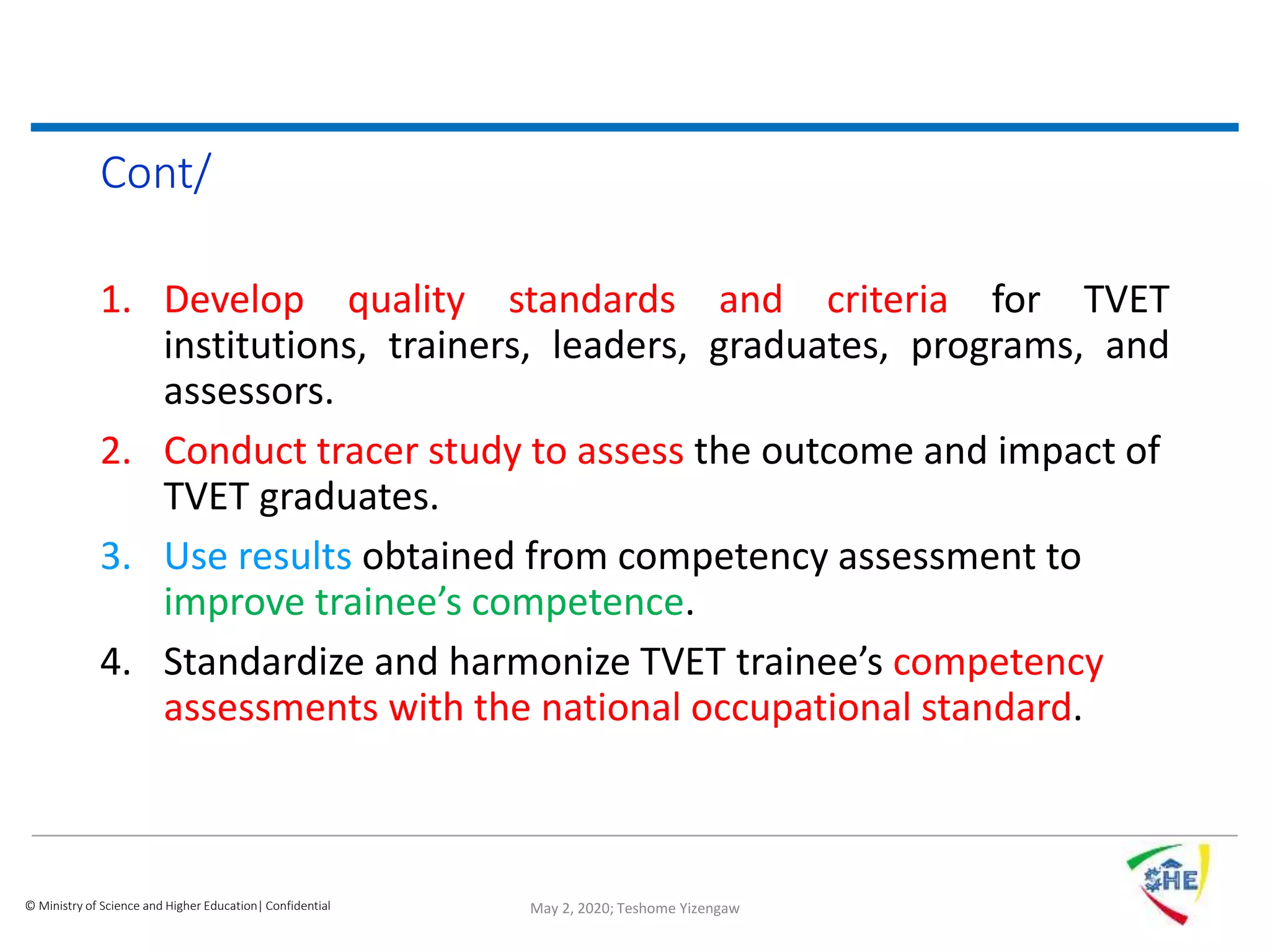 New TVET Policy & Strategy | PPT