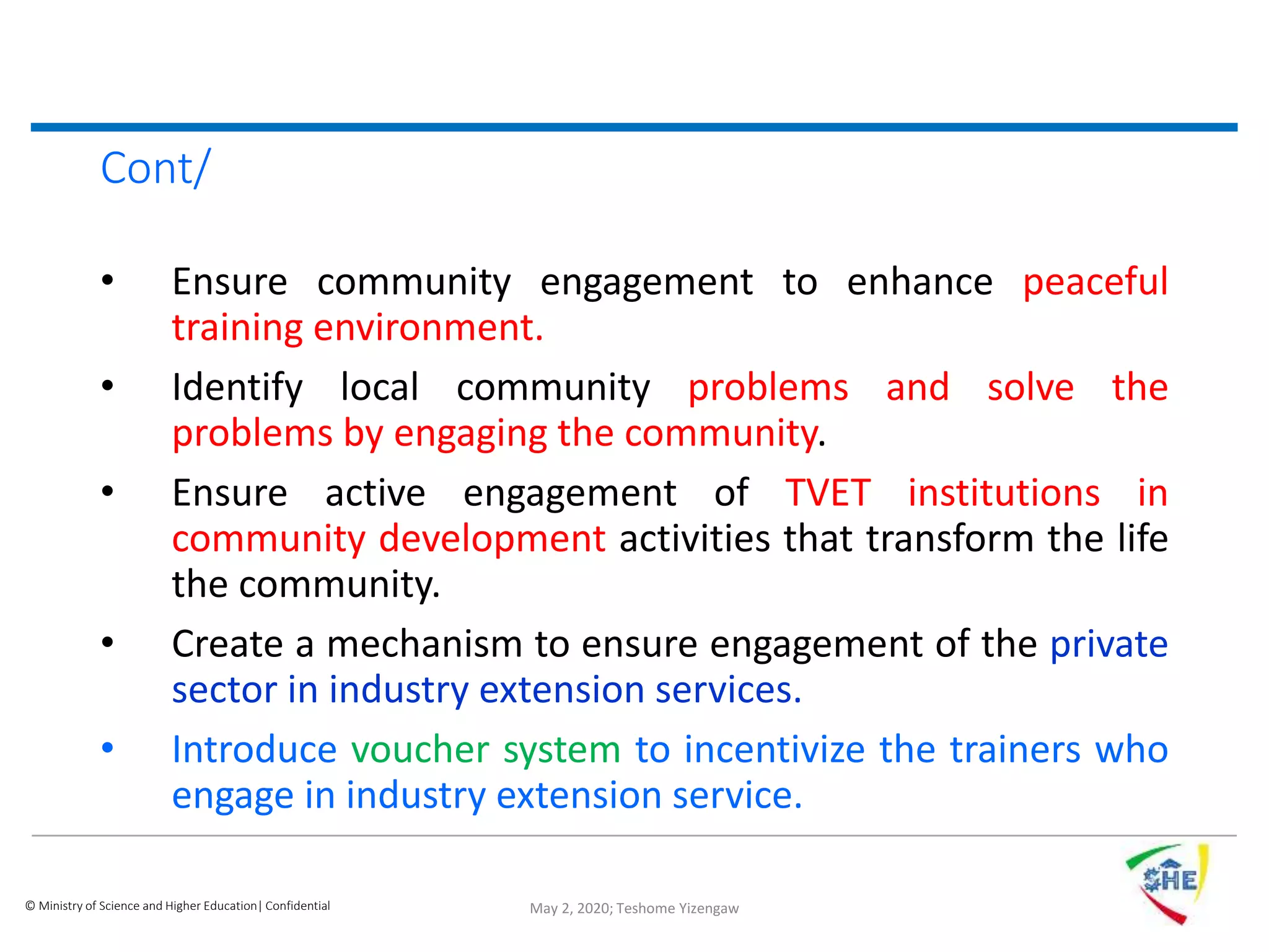 New TVET Policy & Strategy | PPT