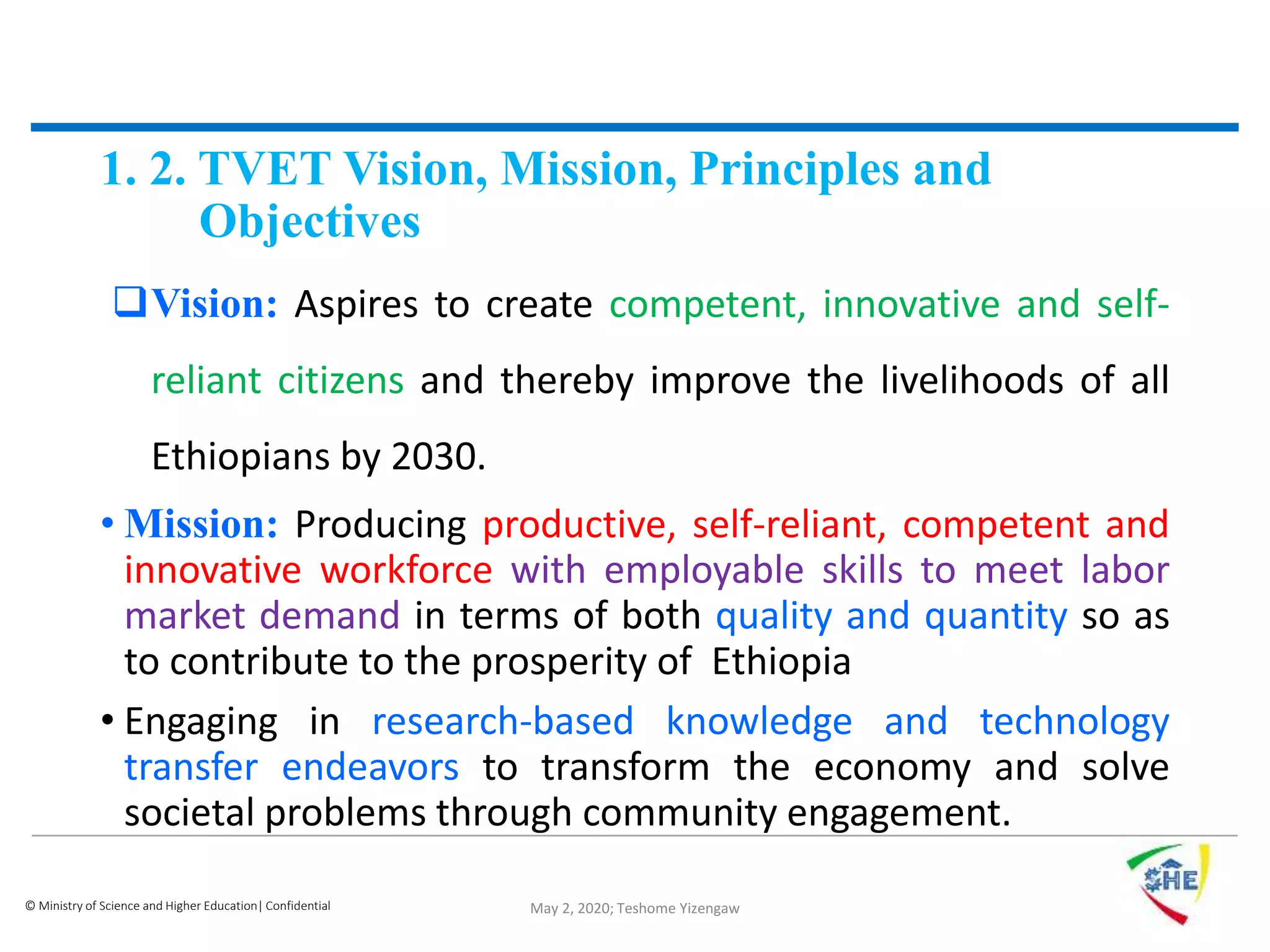 New TVET Policy & Strategy | PPT