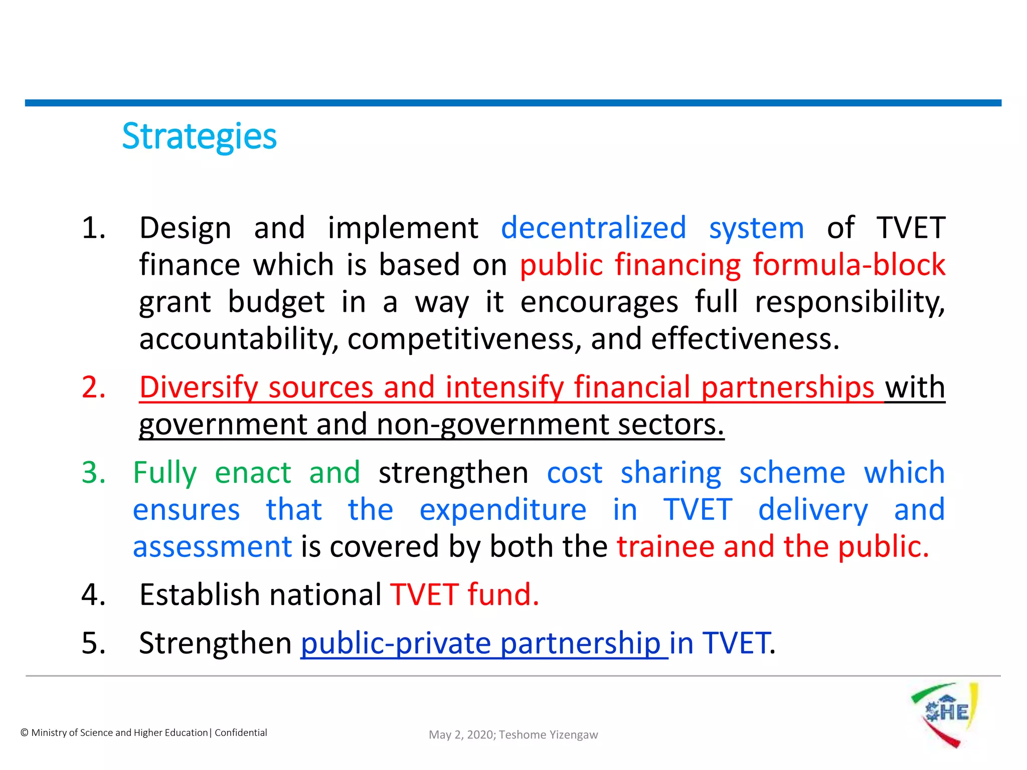 New TVET Policy & Strategy | PPT