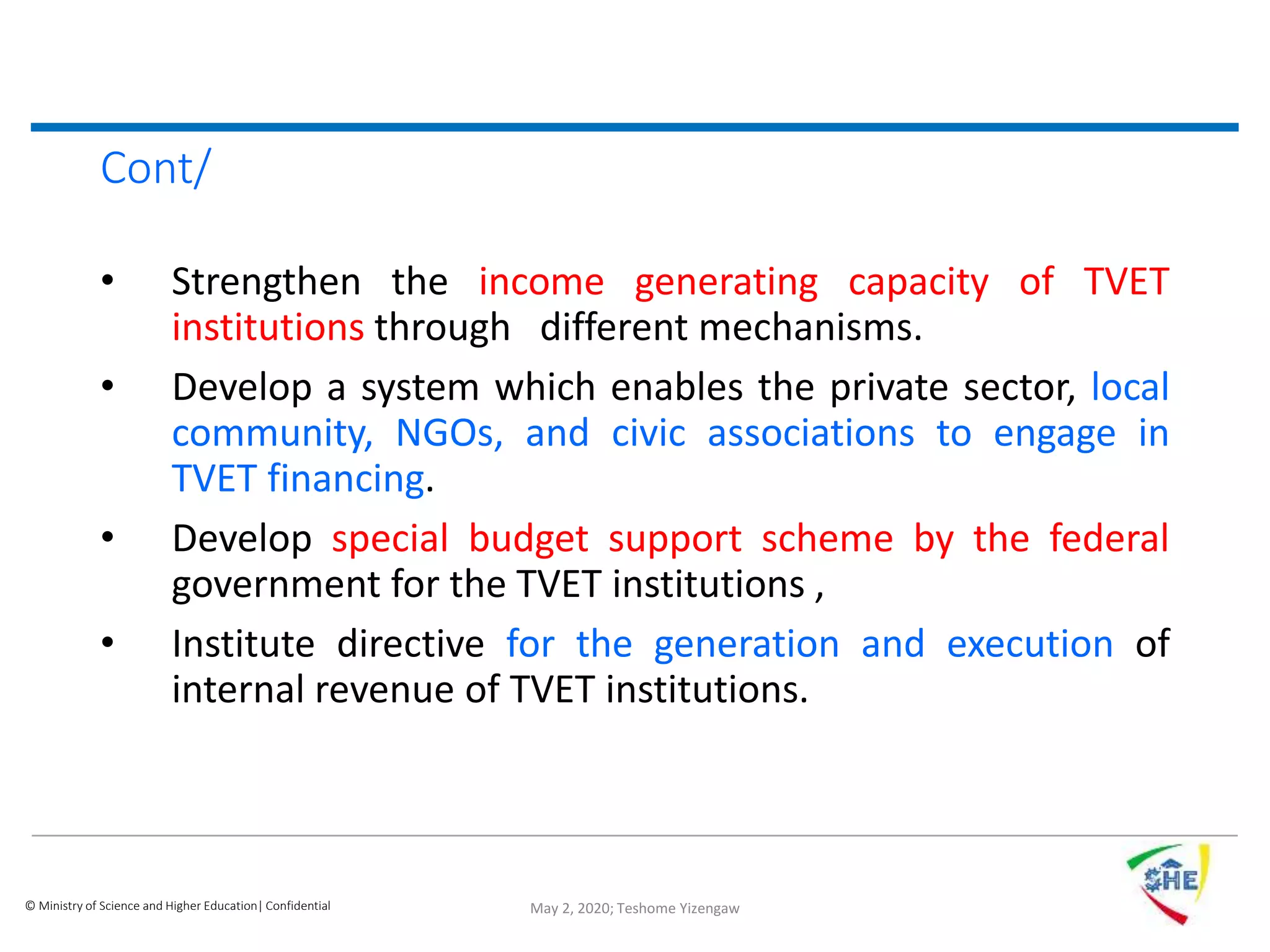 New TVET Policy & Strategy | PPT