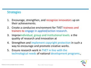 New TVET Policy & Strategy | PPT