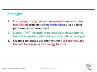 New TVET Policy & Strategy | PPT