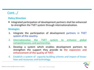 New TVET Policy & Strategy | PPT