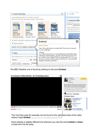 eTwinning New Twinspace - How To Add Widgets To Your Twinspace | DOC | Computing | Technology ...
