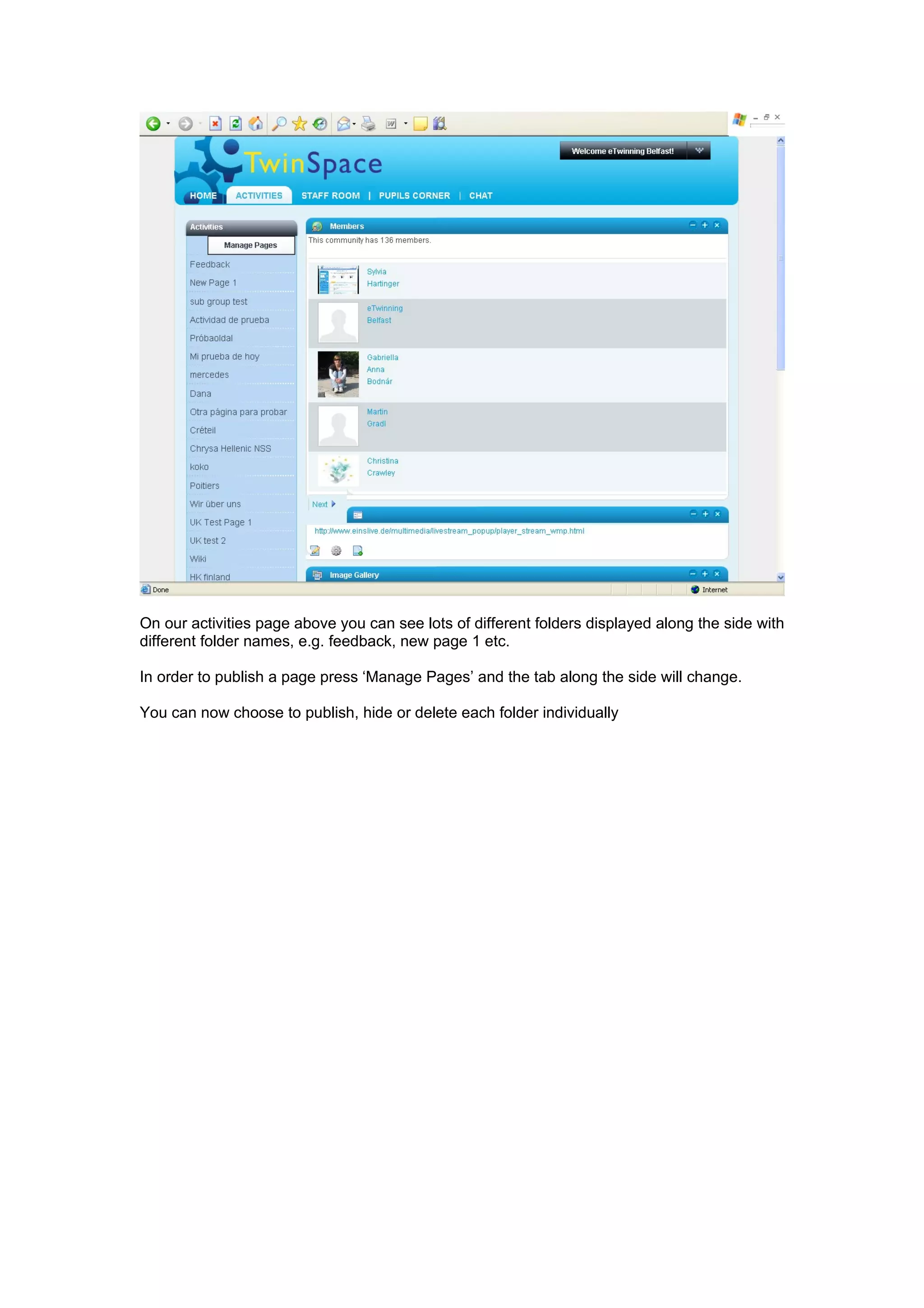 eTwinning New Twinspace - How To Make Your Twinspace Public | DOC