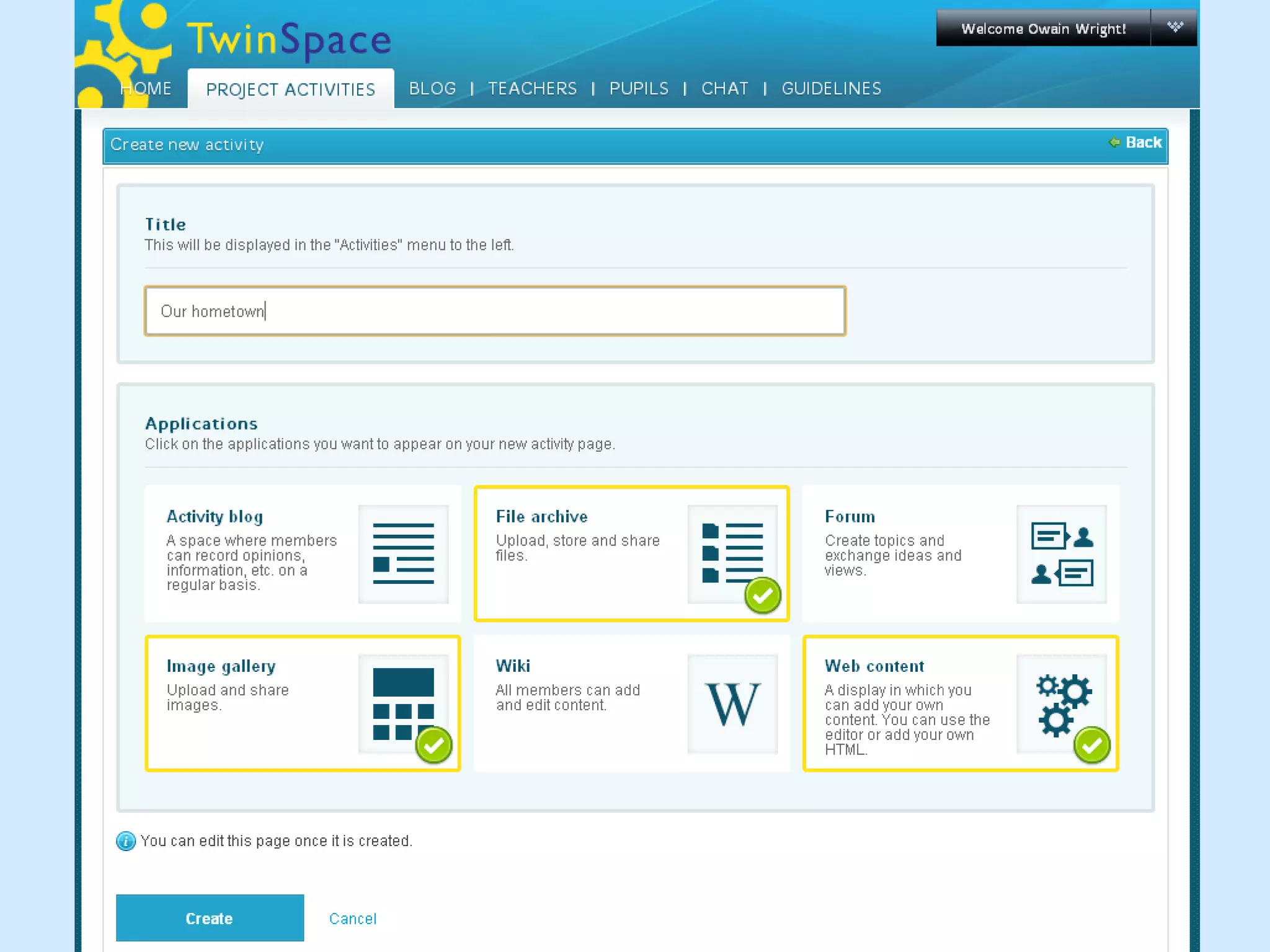 Using Your Twinspace Webinar Slides | PPT