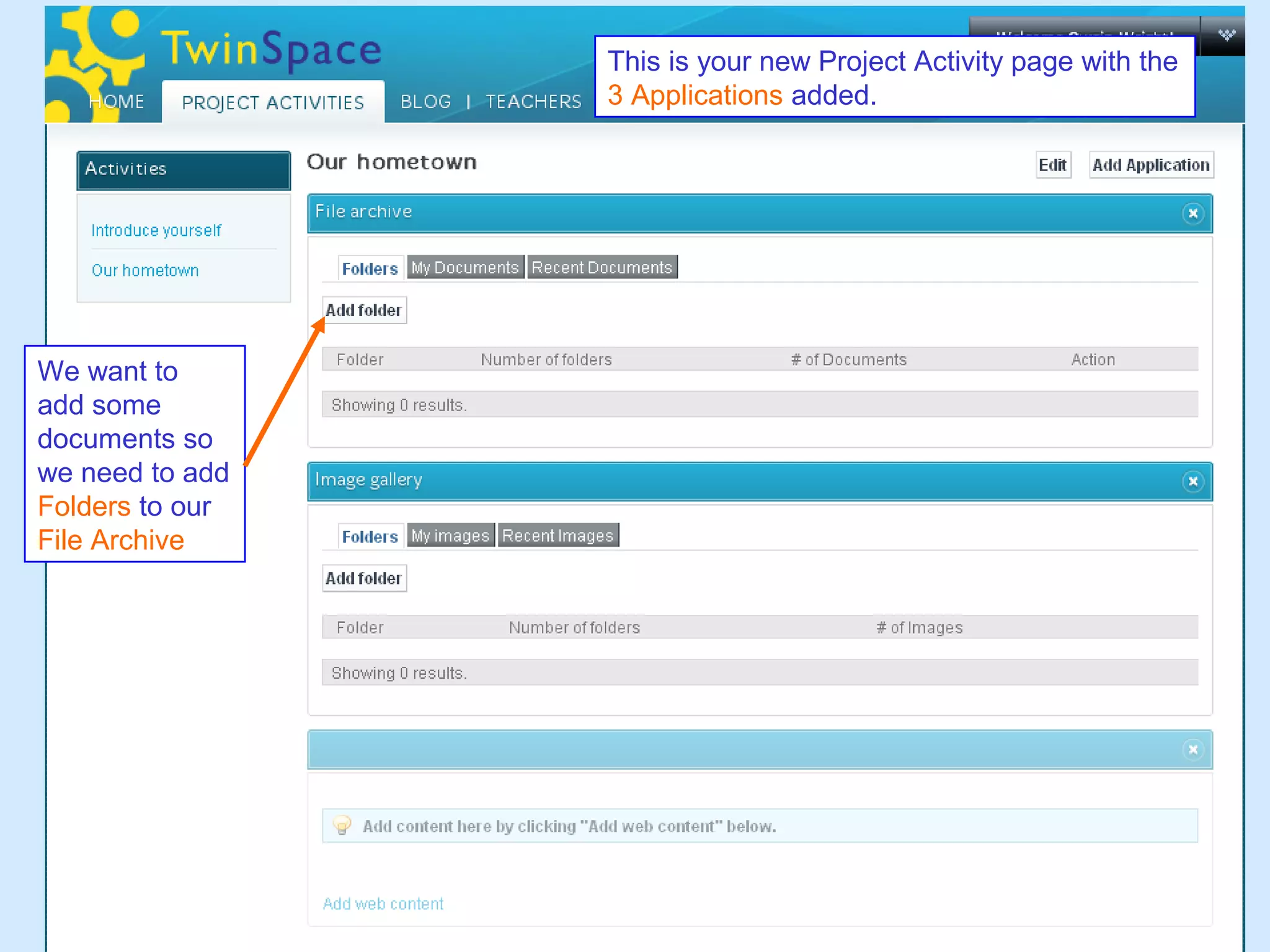Using Your Twinspace Webinar Slides | PPT