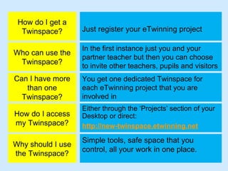 Using Your Twinspace Webinar Slides | PPT