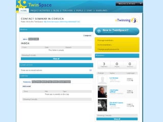 Using Your Twinspace Webinar Slides | PPT