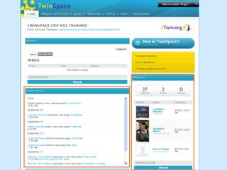 Using Your Twinspace Webinar Slides | PPT