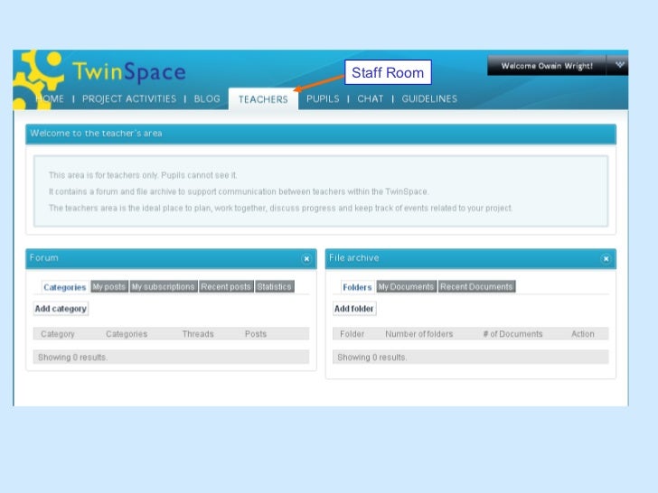 Using Your Twinspace Webinar Slides