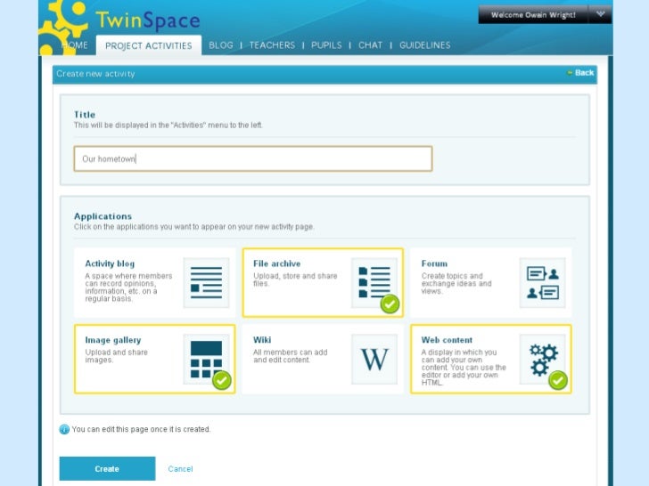 Using Your Twinspace Webinar Slides