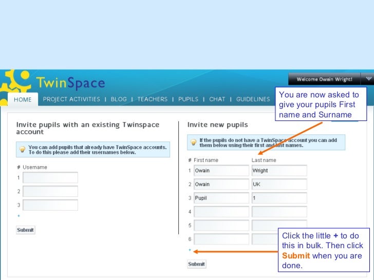 Using Your Twinspace Webinar Slides