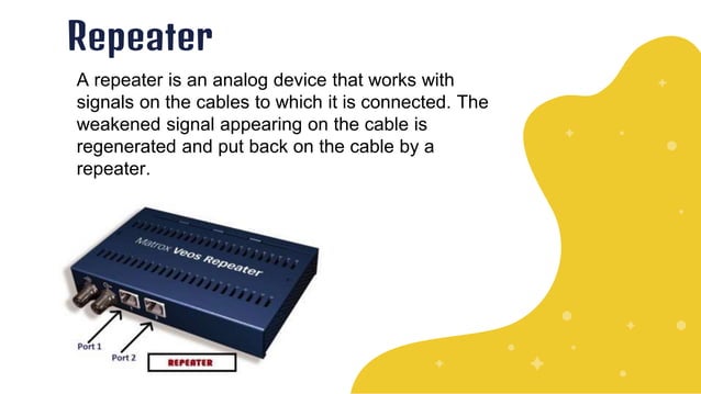 Presentation on Network Devices for Class 12 | PPTX | Computer ...