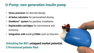 Innovative insulin patch pump U-Pump with AI | PPT
