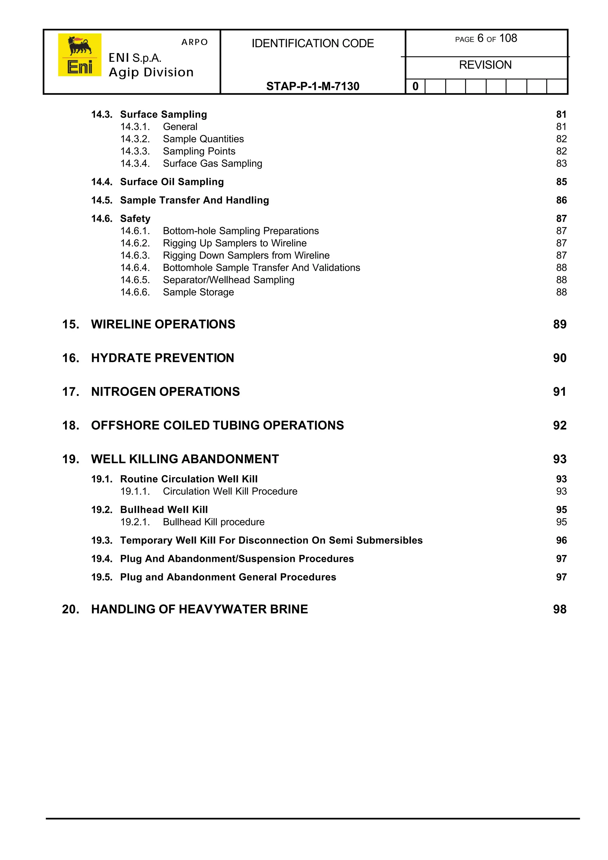 Well test-procedures-manual | PDF