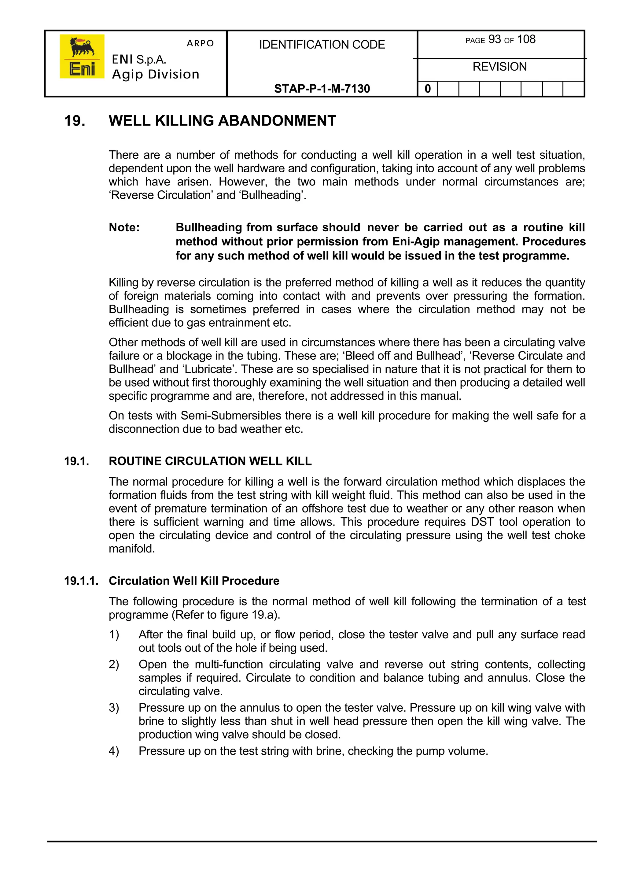 Well test-procedures-manual | PDF