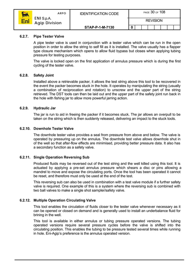 Well test-procedures-manual | PDF
