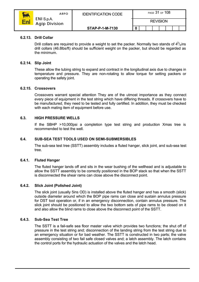 Well test-procedures-manual | PDF