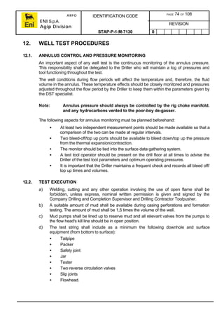 Well test-procedures-manual | PDF