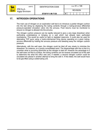 Well test-procedures-manual | PDF