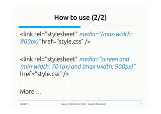 CSS3 Media Queries | PDF
