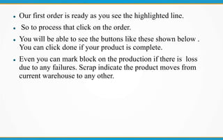 Workcenter in Odoo Manufacturing | PPT