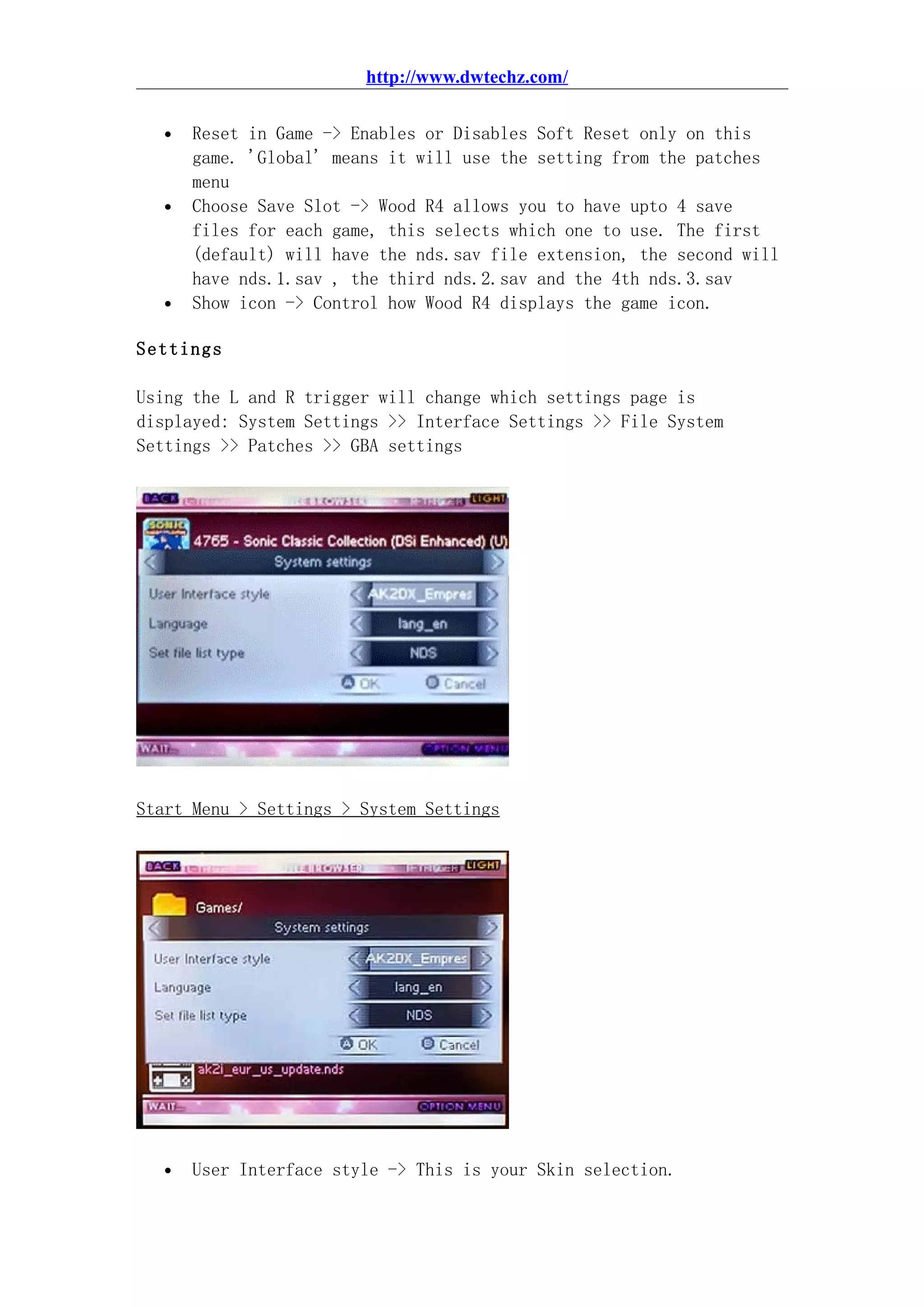 New users guide to setting up wood r4 | PDF