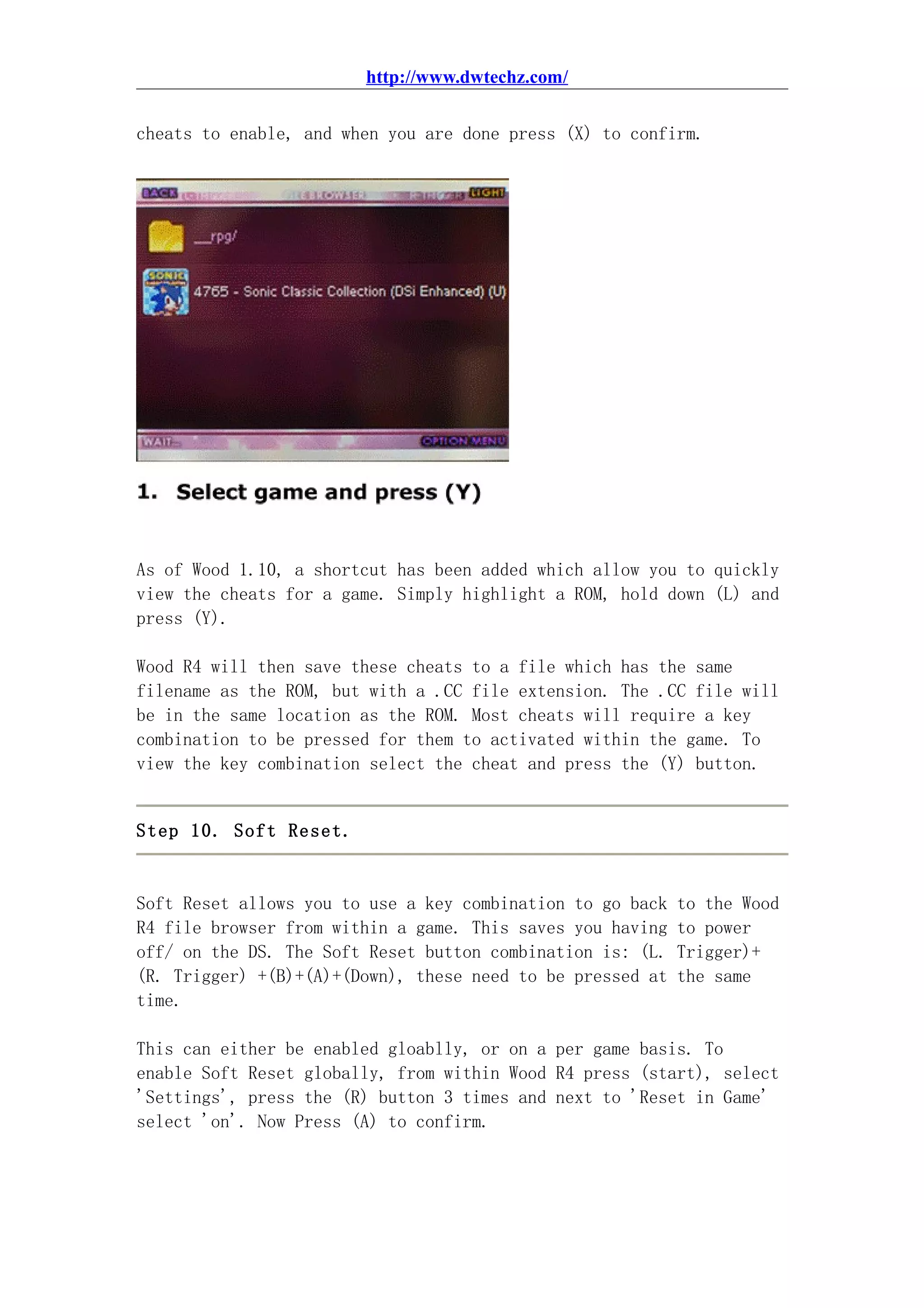 New users guide to setting up wood r4 | PDF