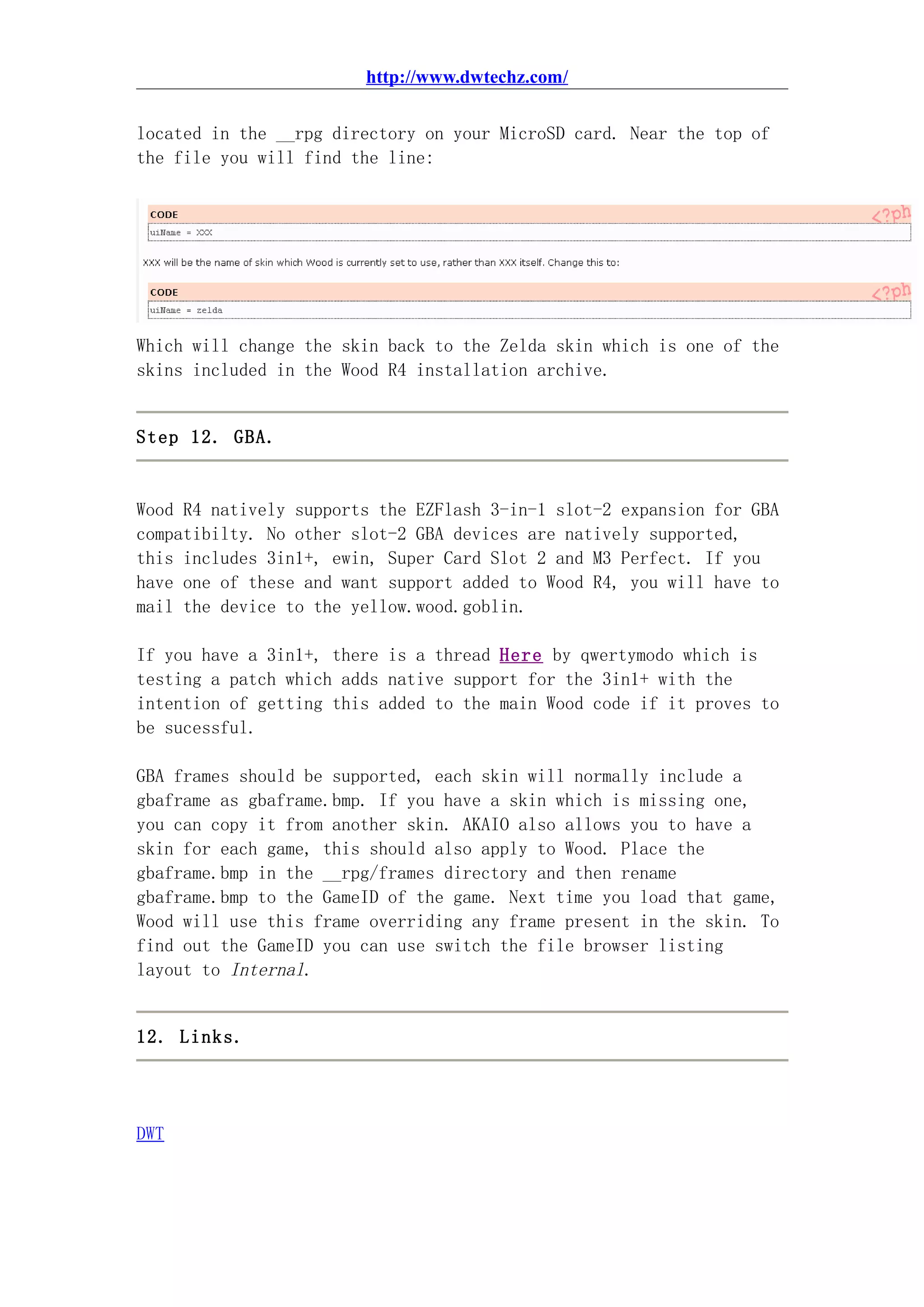 New users guide to setting up wood r4 | PDF