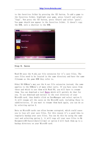 New users guide to setting up wood r4 | PDF