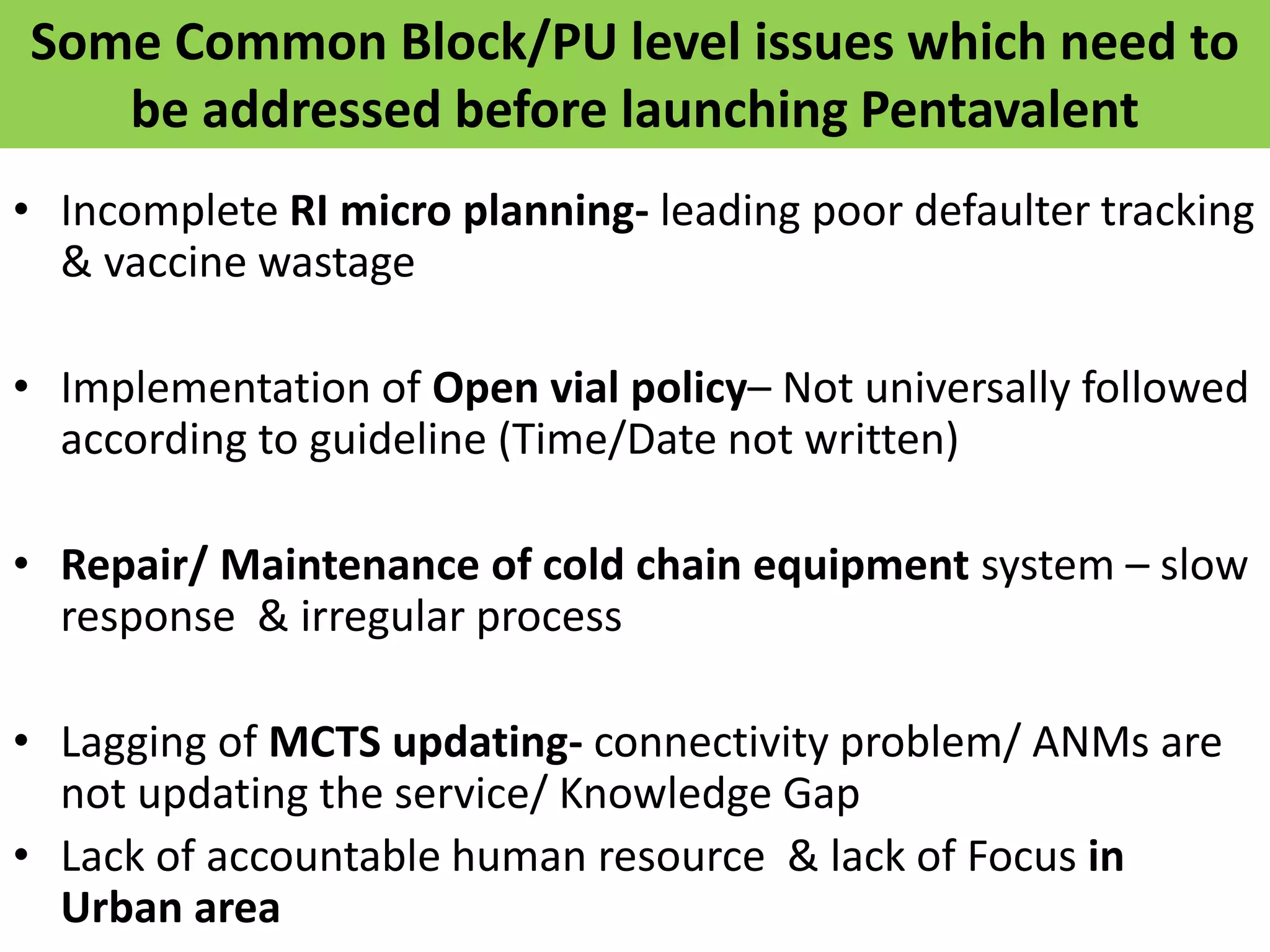 New vaccine introduction pentavalent vaccine india_b_ankura | PPTX