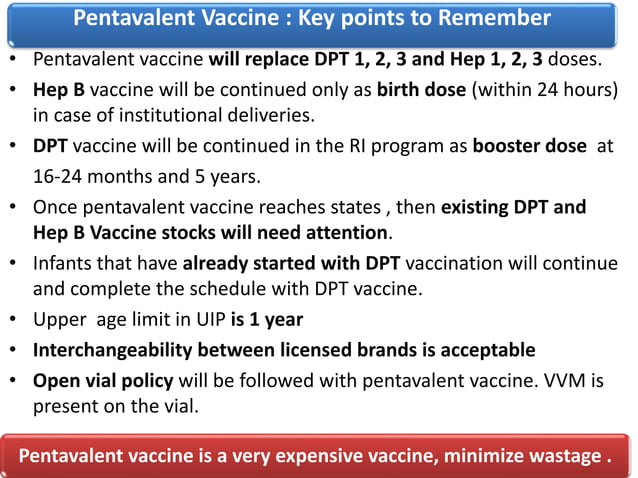 New vaccine introduction pentavalent vaccine india_b_ankura | PPTX ...