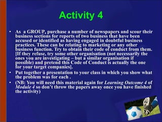 NCV 4 New Venture Creation Hands-On Support Slide Show - Module 3 | PPT ...