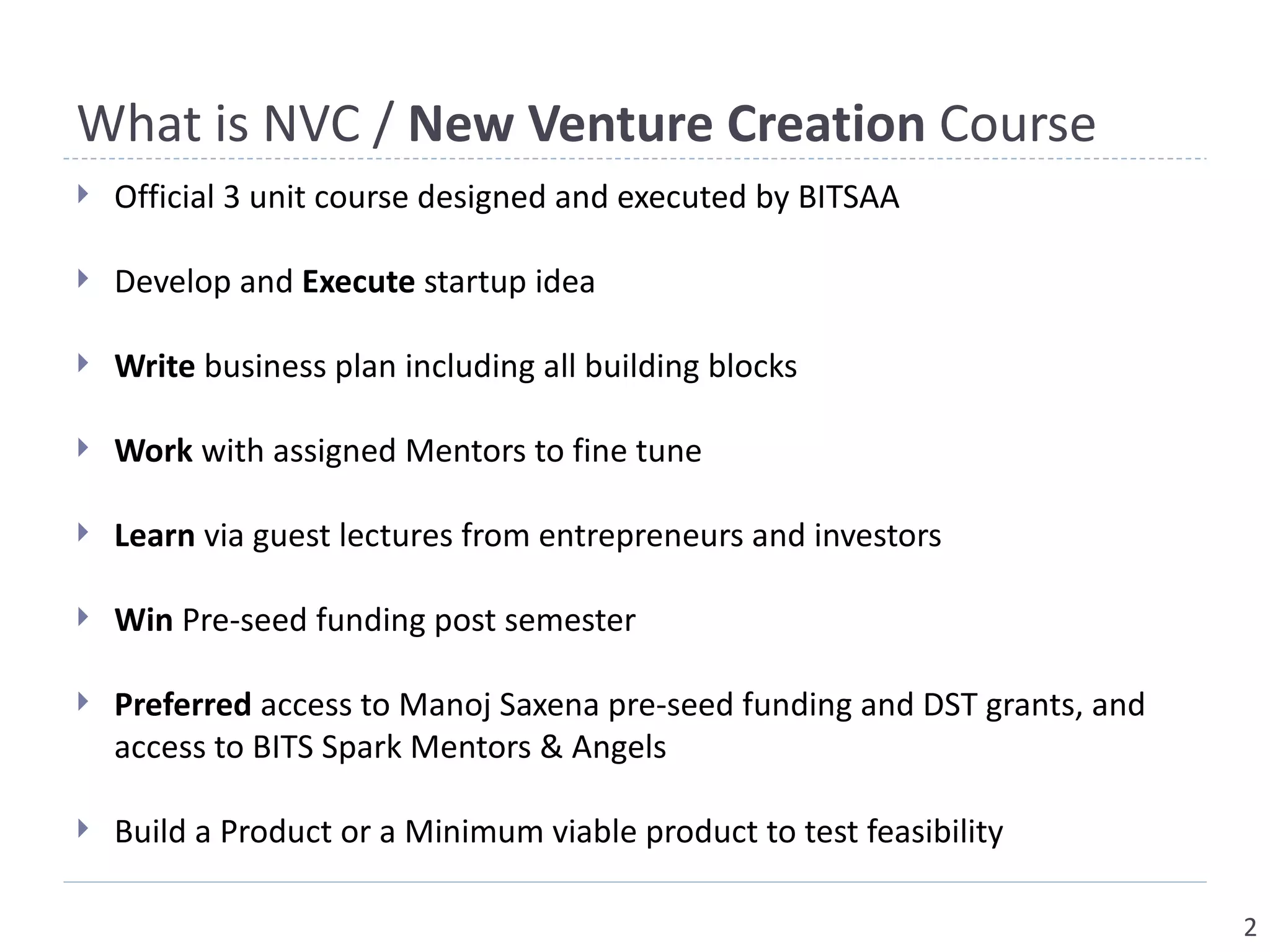 New venture creation mentors | PPT