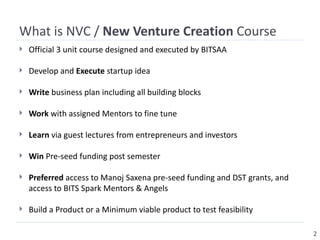 New venture creation mentors | PPT