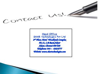 SHAR technologies private limited | PPT